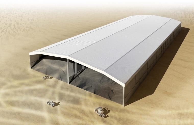 Clinker Storage Shed for Sharjah Cement Factory | e.construct